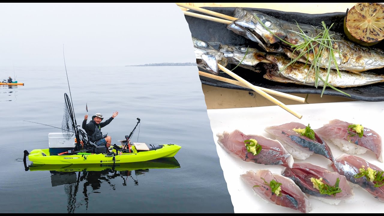I cooked a three-course meal on a kayak! 🍣