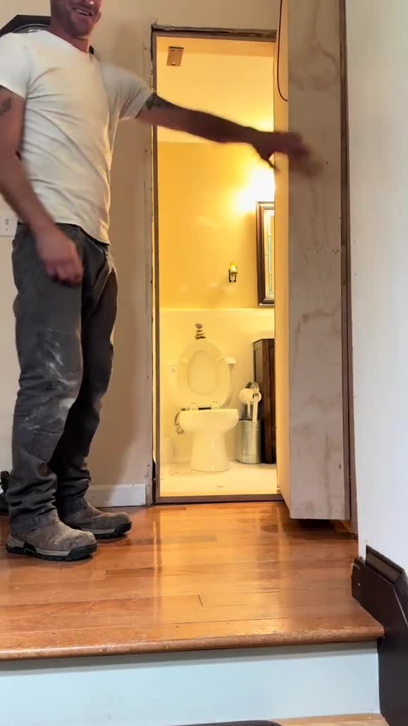 Check Out This Hidden Door Bookshelf Reveal!