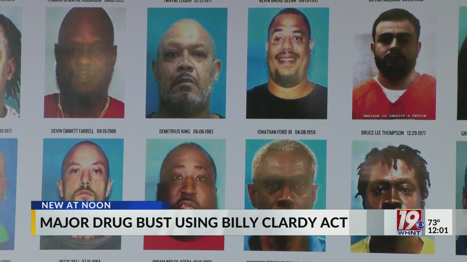 Major Drug Bust Using Billy Clardy Act | Aug. 13, 2025 | News 19 at Noon
