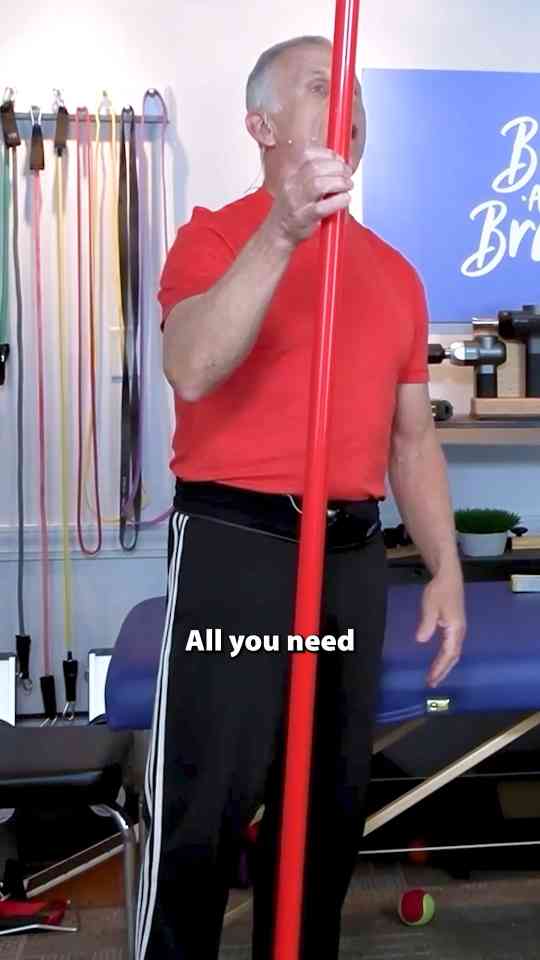 Posture Squat with Stick