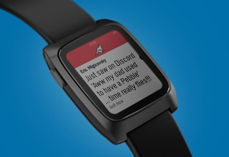 Here's the final design of the Pebble Time 2 e-paper smartwatch