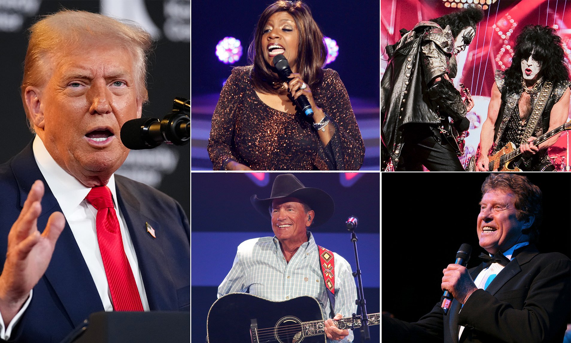 Trump to headline 'anti-woke' awards honoring George Strait, Michael ...