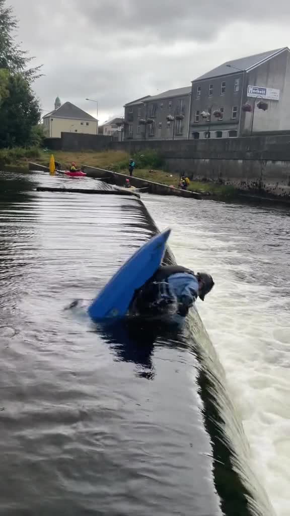 Kayaking Over a Waterfall: Watch My Thrilling River Drop