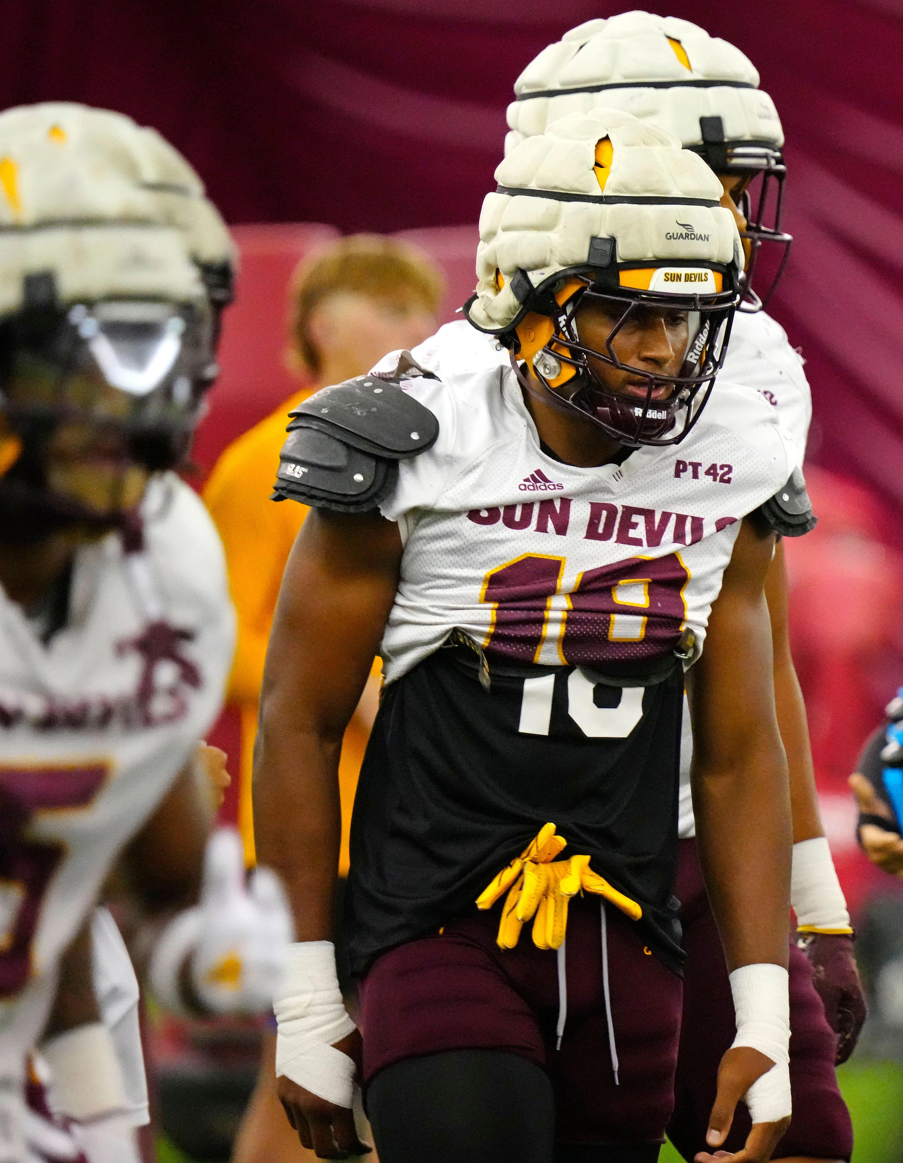 ASU sophomore Martell Hughes bridging a gap in LB room