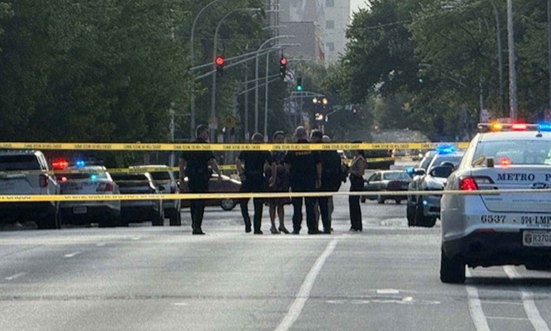 Three shooters 'open fire on school bus stop leaving female victim ...