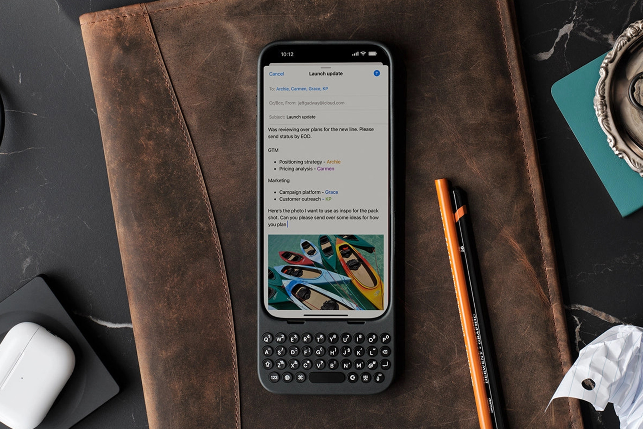 Your thumbs miss real keys - this iPhone case delivers a click that'll hook you