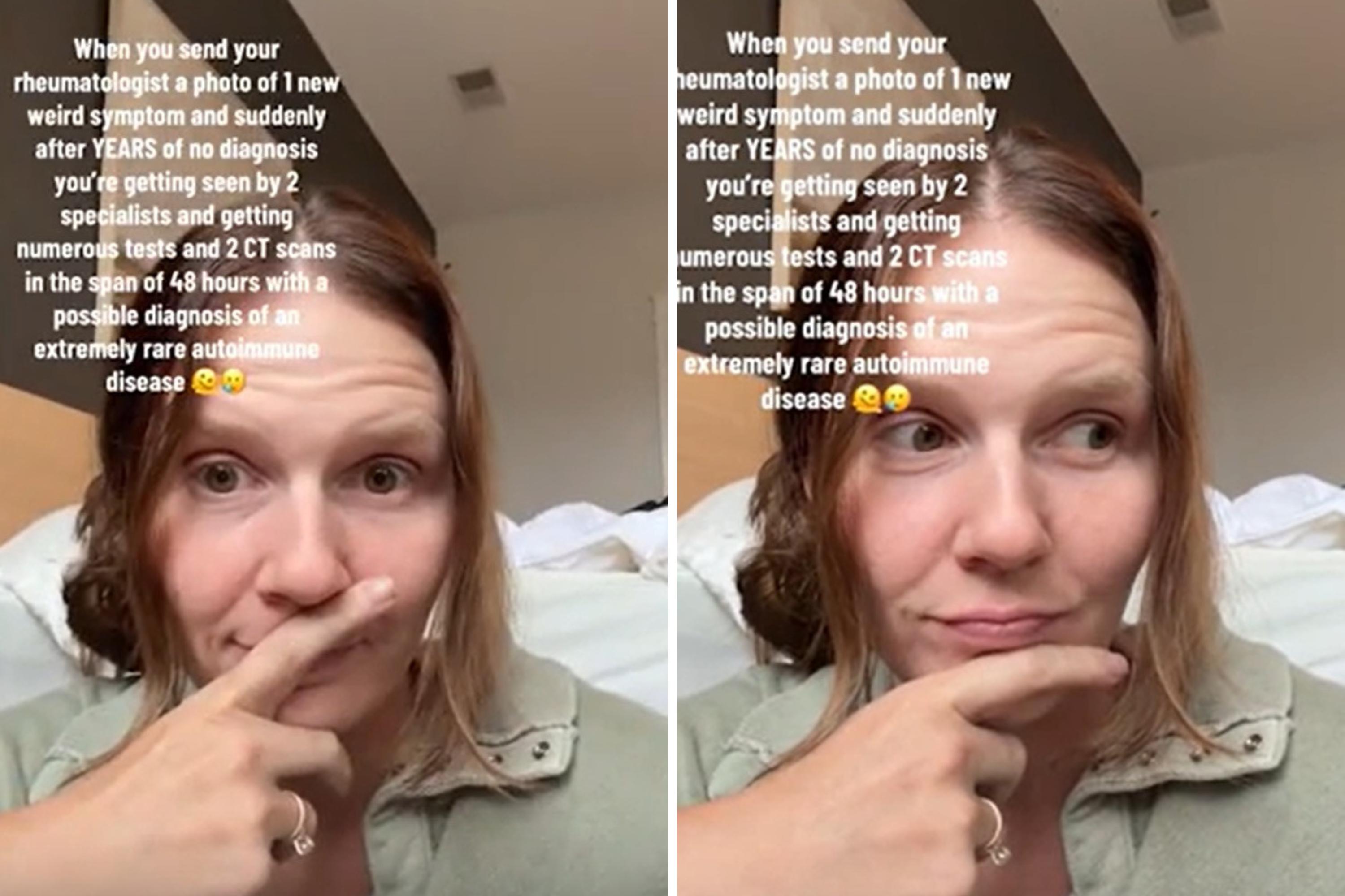 Woman's red ear leads to diagnosis after 10 years of mystery symptoms
