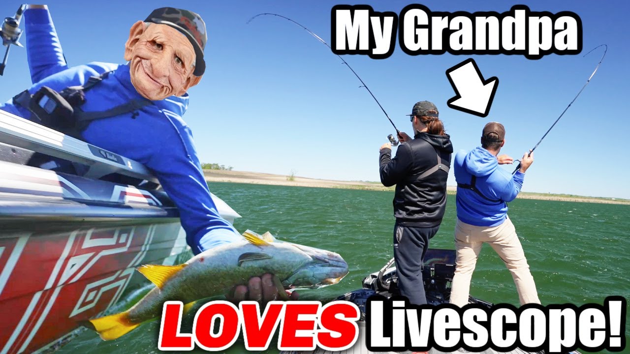 Handicapped grandpa enjoys a memorable fishing trip
