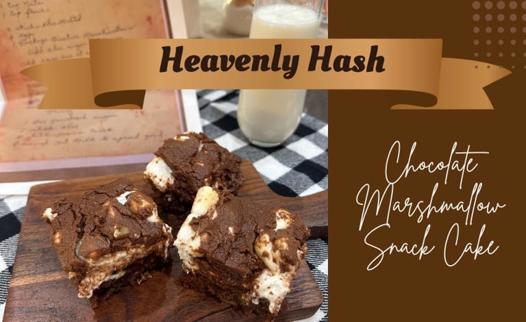 Heavenly Hash Chocolate Snack Cake