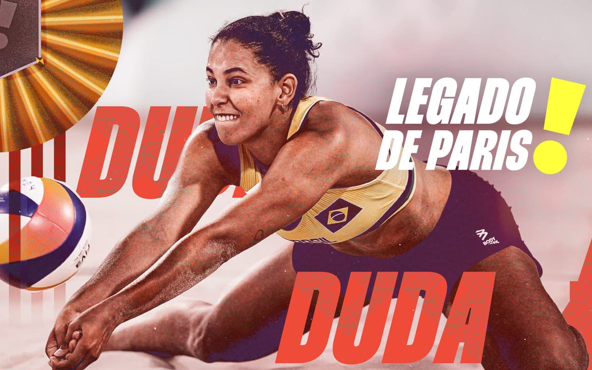 Legado de Paris: Duda Lisboa busca inspirar gerações no vôlei de praia