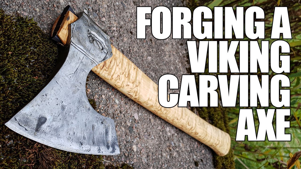 I Forged my First Viking Carving Axe!