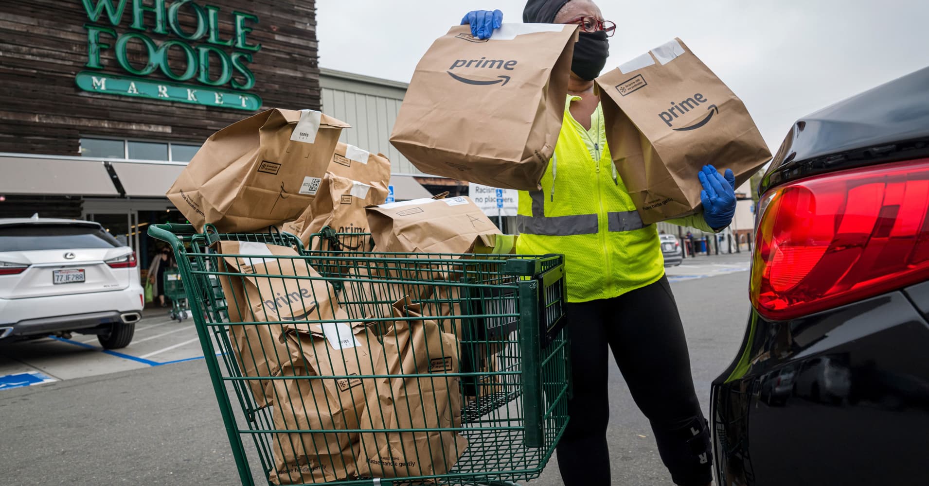 Amazon launches same-day delivery of meat, eggs, produce in more than ...