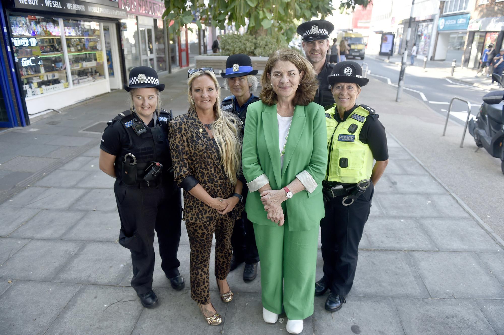 Blitz on crime and anti-social behaviour on Cosham High Street as MP ...