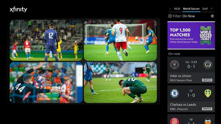 Comcast Debuts World Soccer Ticket Streaming Package