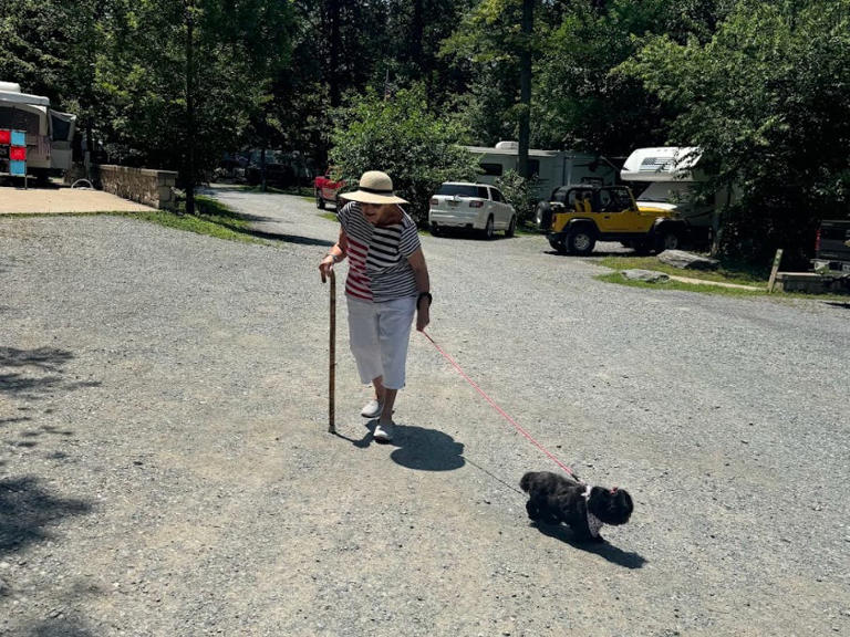My family took our 90-year-old grandma on an RV camping trip. It ...