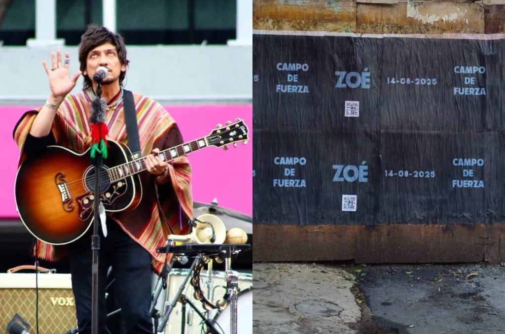 ¡Zoé presenta cabinas en CDMX para escuchar su nueva canción!