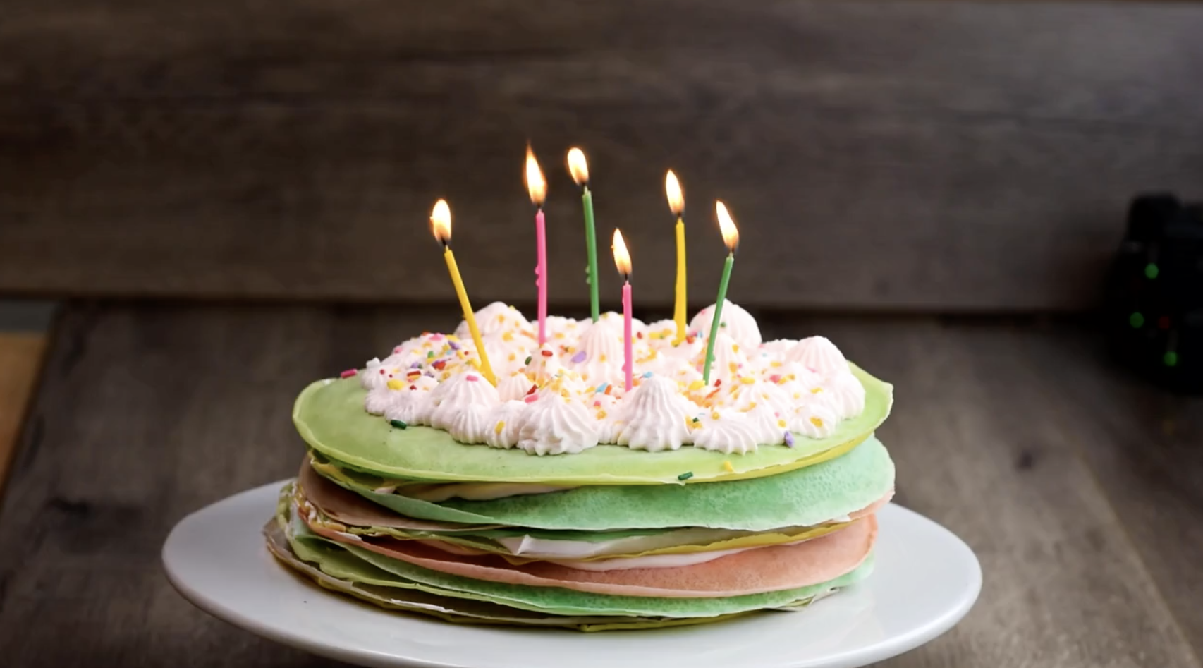 How to Make a Stunning Rainbow Crepe Cake
