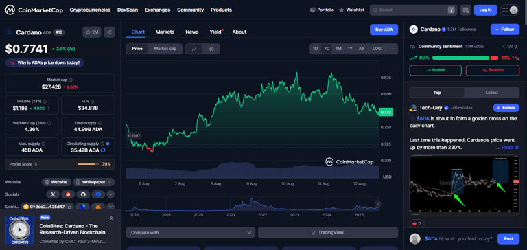 ADA, TRX holders eye charts as a viral new altcoin prepares to storm ...