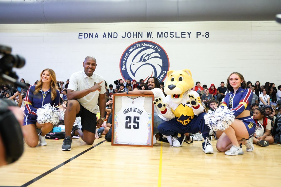 Nuggets surprise Aurora coach with national NBA award