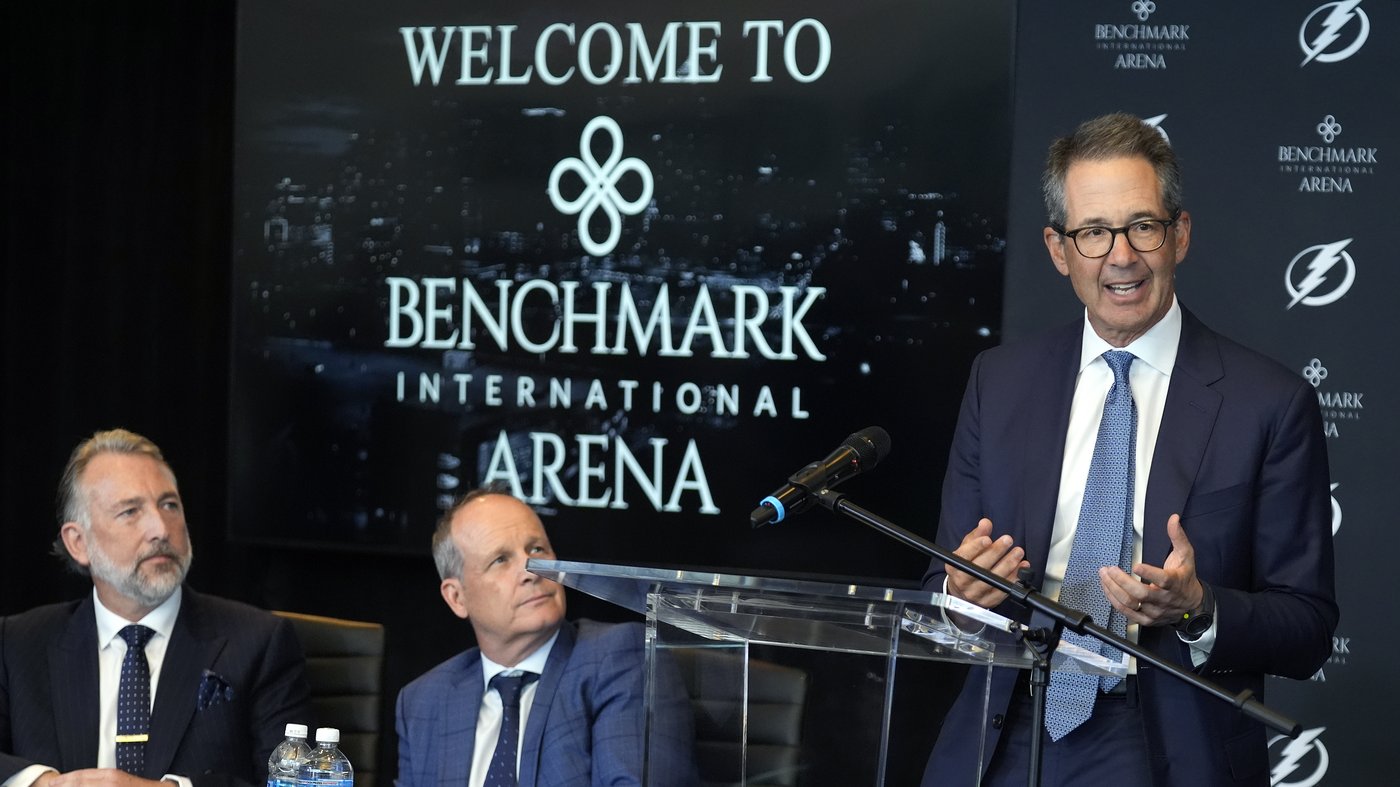 The home of the NHL's Tampa Bay Lightning renamed Benchmark ...