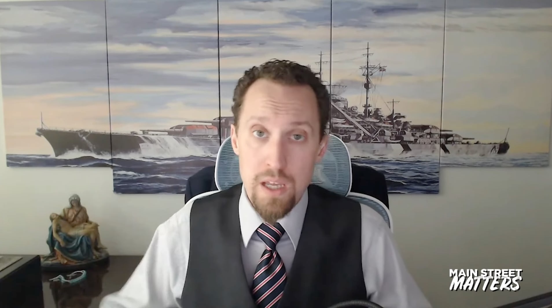 New Trump Stats Guru Has a Giant Picture of Hitler’s Favorite Ship