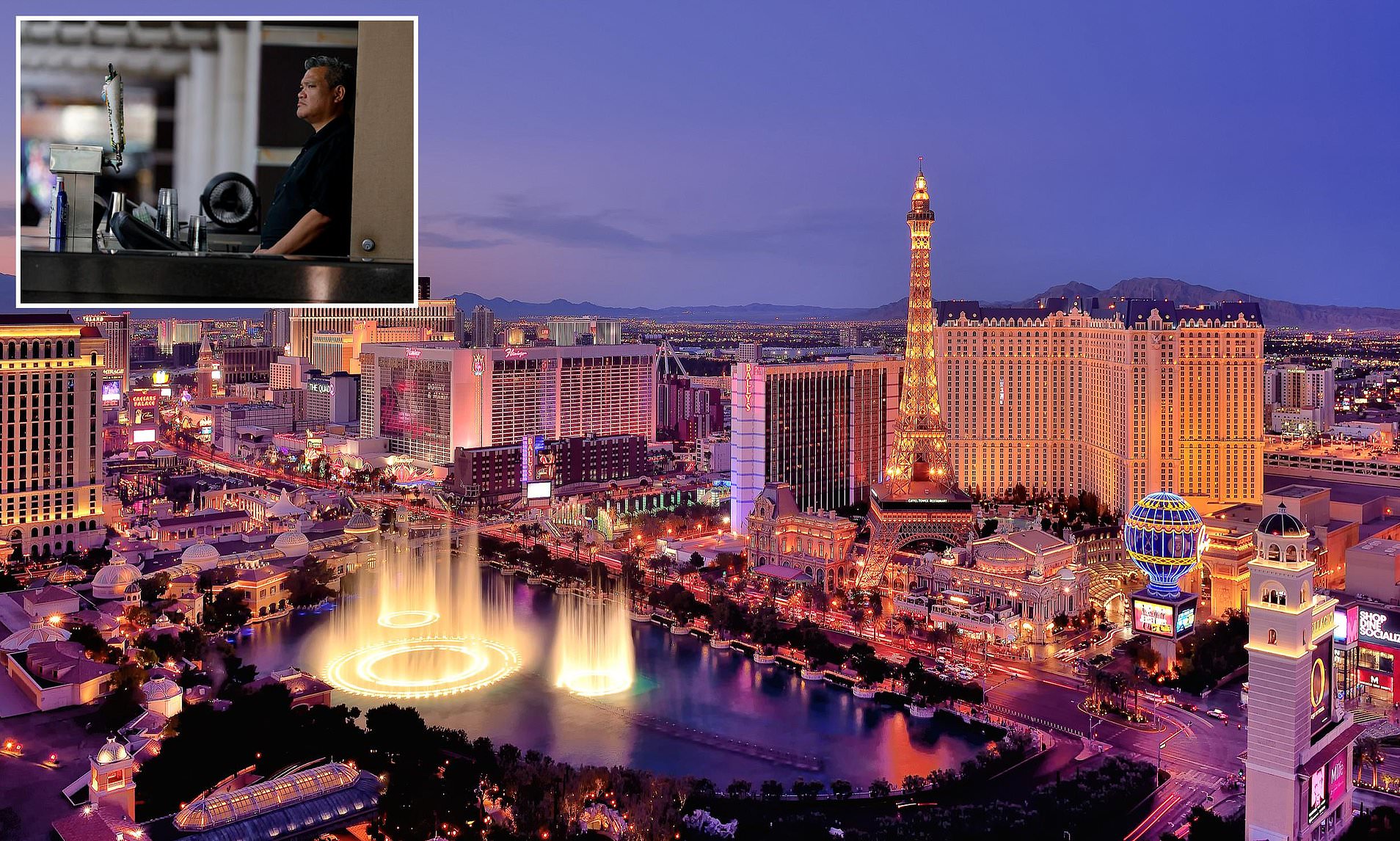 New hammer blow for ailing Las Vegas as airport warns visitor numbers ...