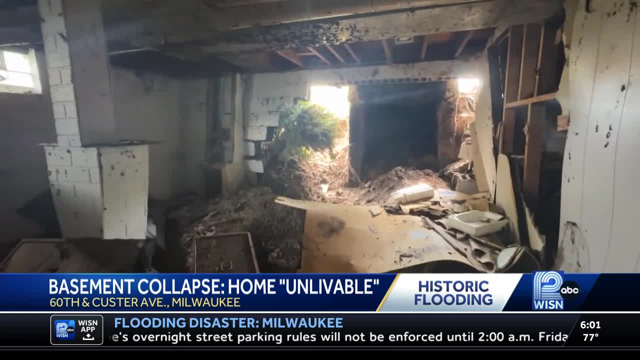 Basement Collapse: Home "Unlivable"