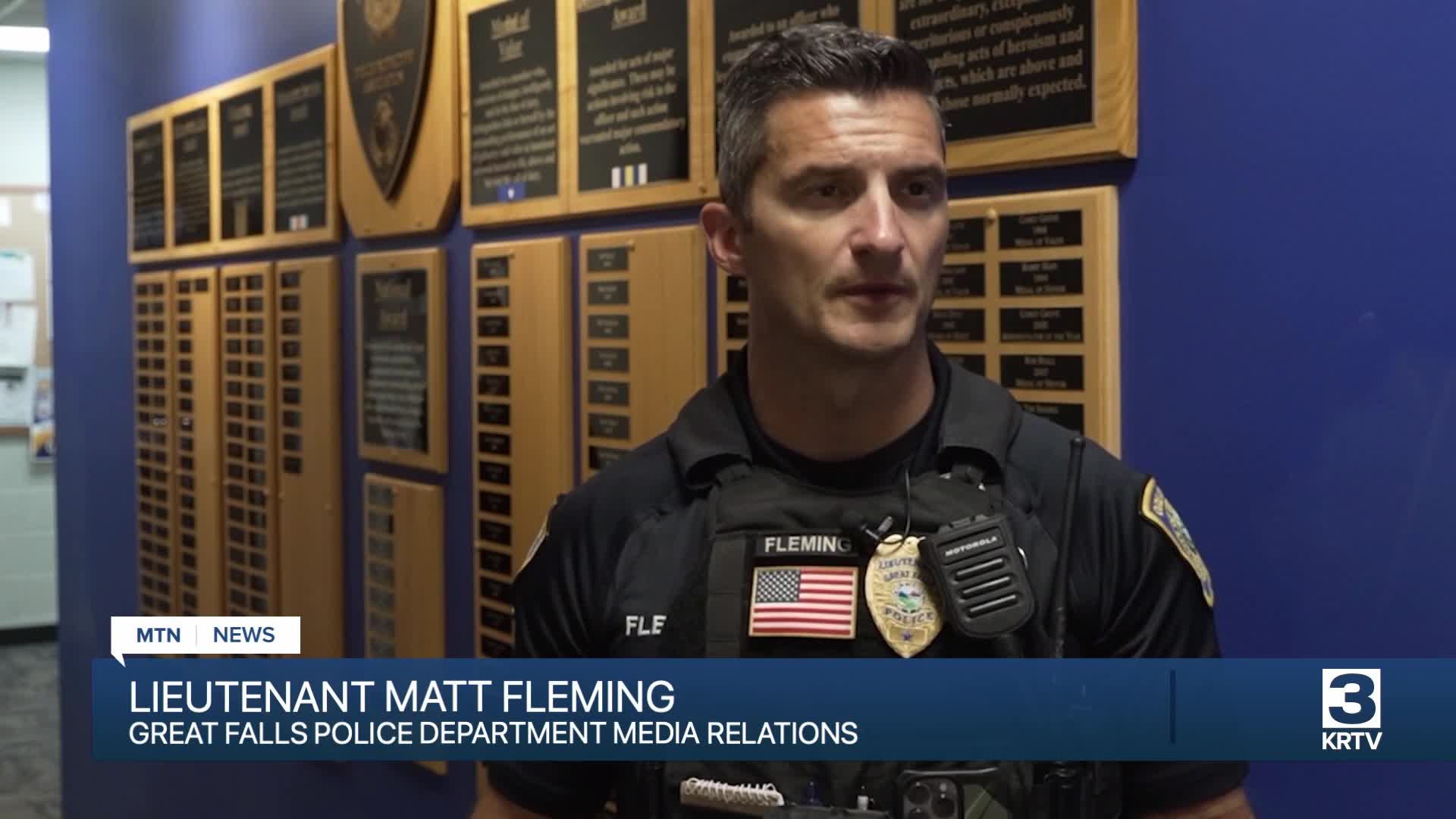 Great Falls Police Department involvement in Anaconda manhunt