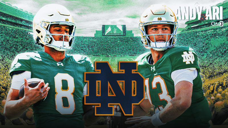 LATEST on Notre Dame's QB Battle - Will the Irish go with CJ Carr or ...