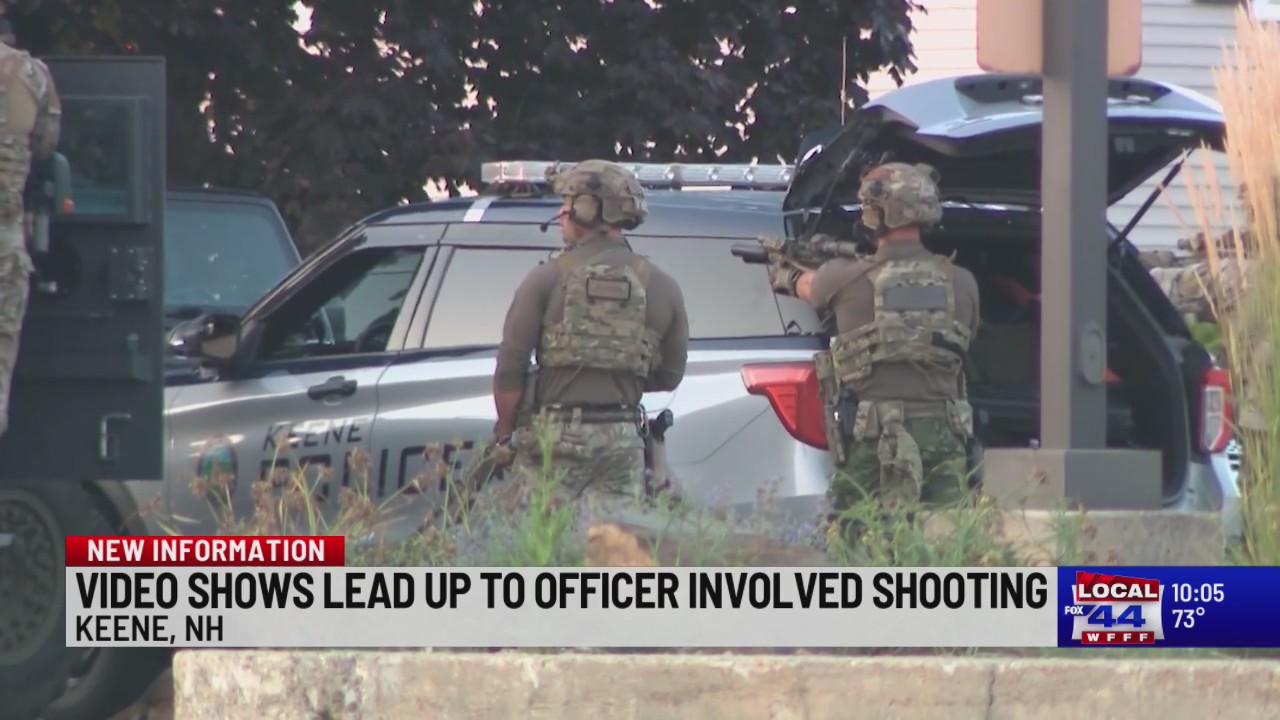Video shows lead up to Keene officer-involved shooting