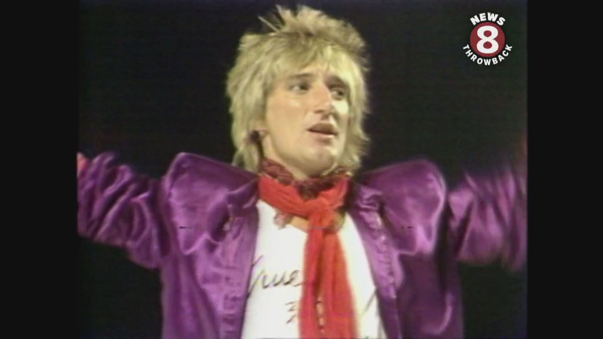 Rod Stewart concert in San Diego 1982