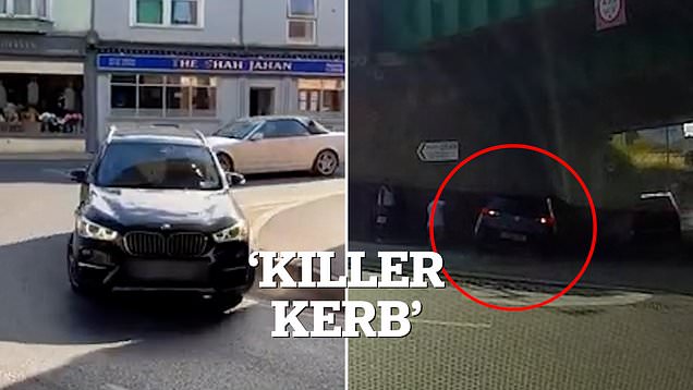 Furious motorists complain over 13-inch high 'killer kerb'
