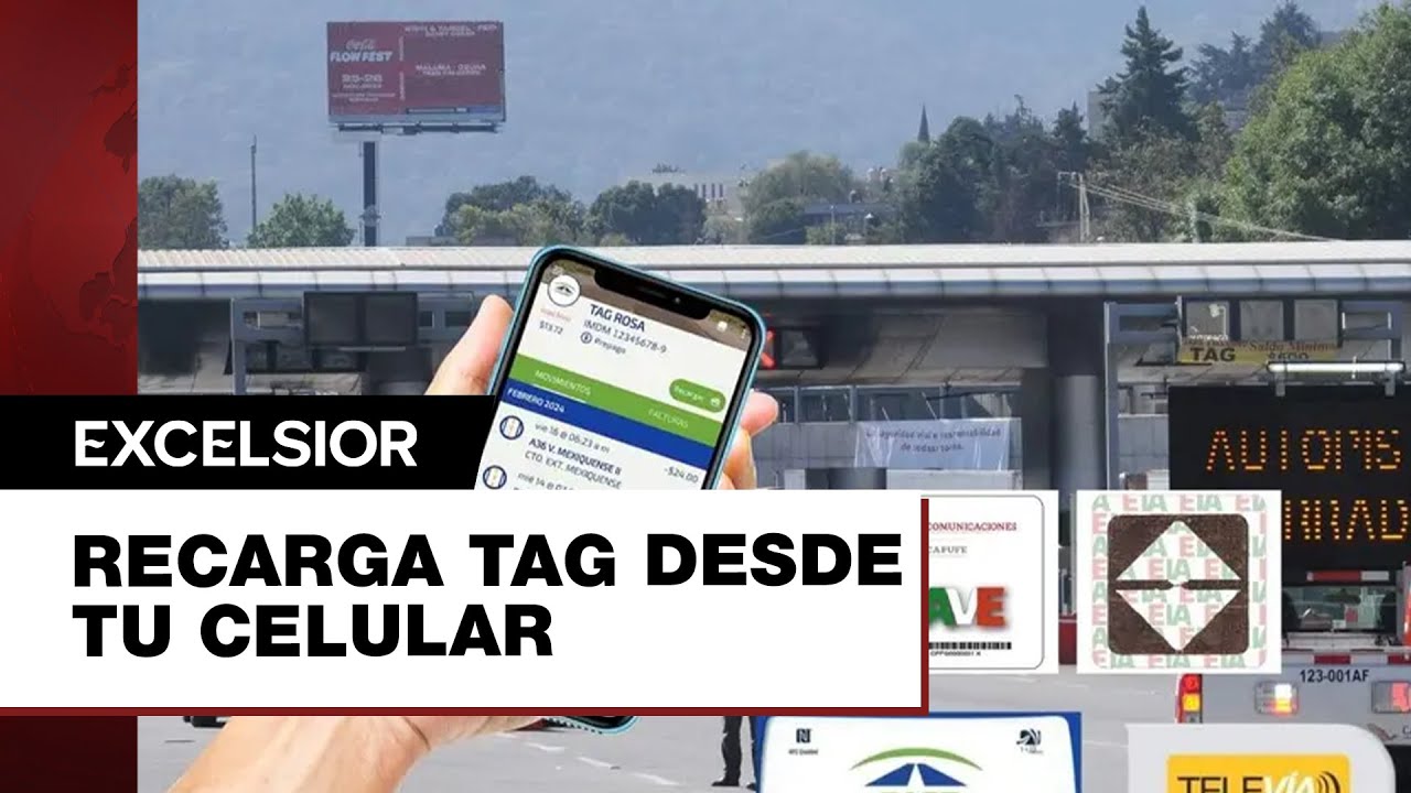 Cómo recargar el TAG IAVE de Capufe, PASE y Televía desde tu celular en ...