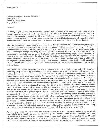 Records request reveals why Fargo communications dept. is under ...