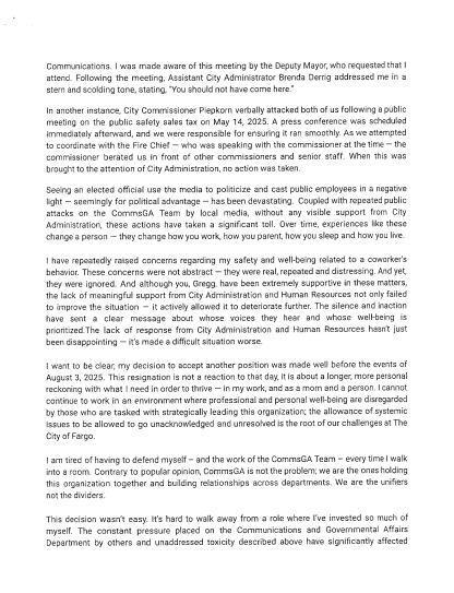 Records request reveals why Fargo communications dept. is under ...