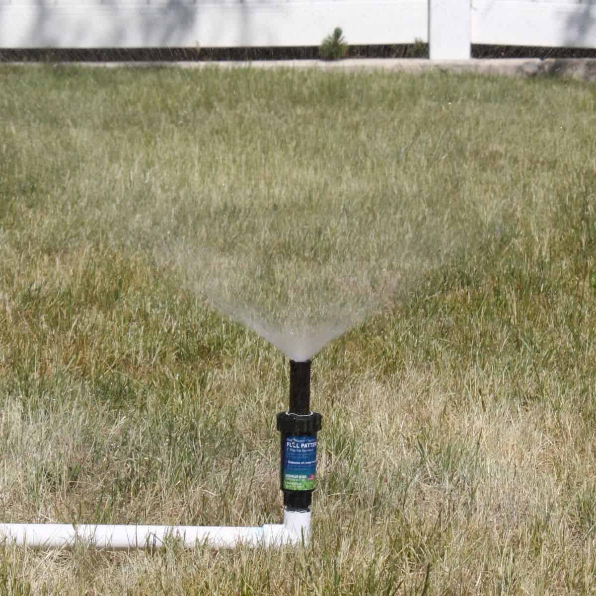 How to make a homemade sprinkler with PVC pipe