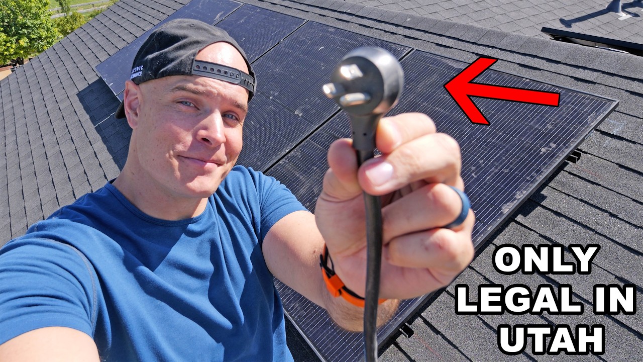 I installed this illegal solar panel! ☀️