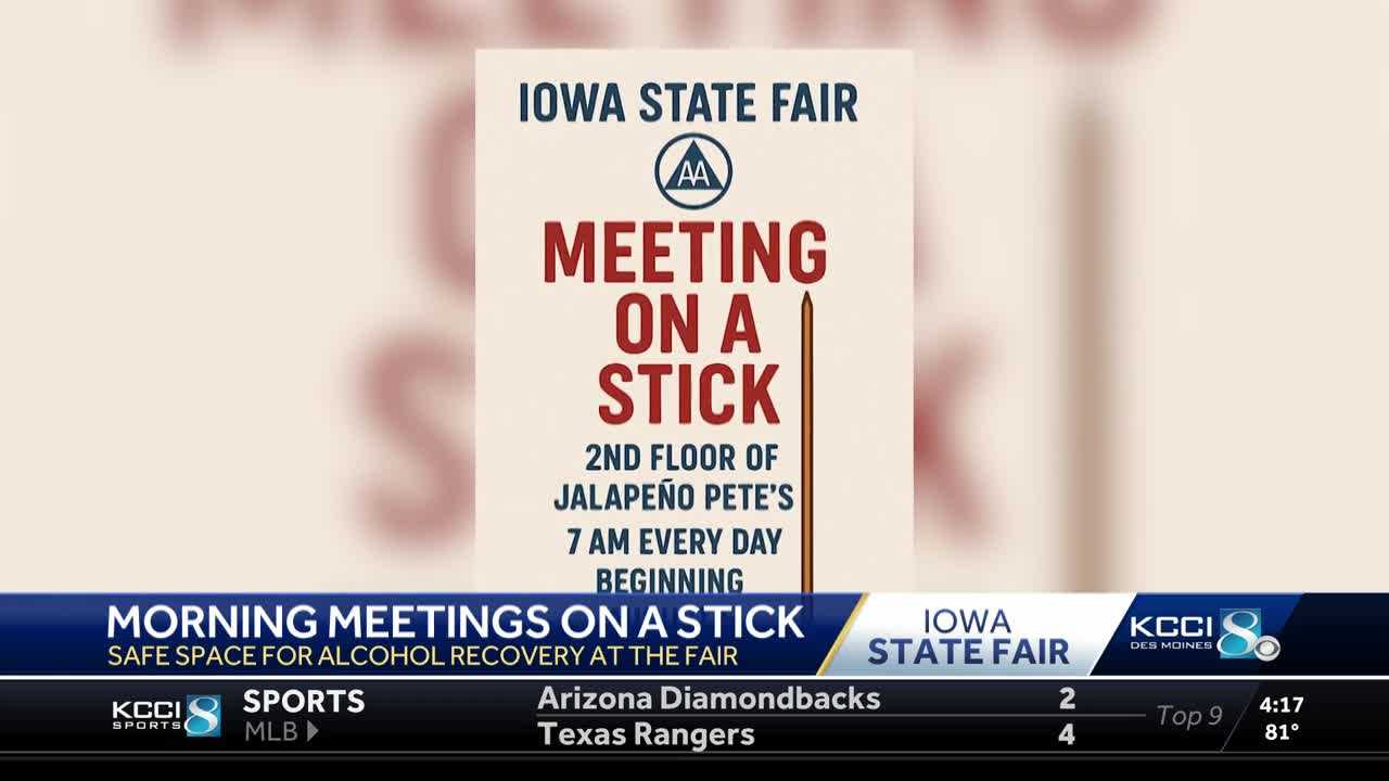 'Meeting on a Stick' offers support for alcohol recovery at the Iowa ...