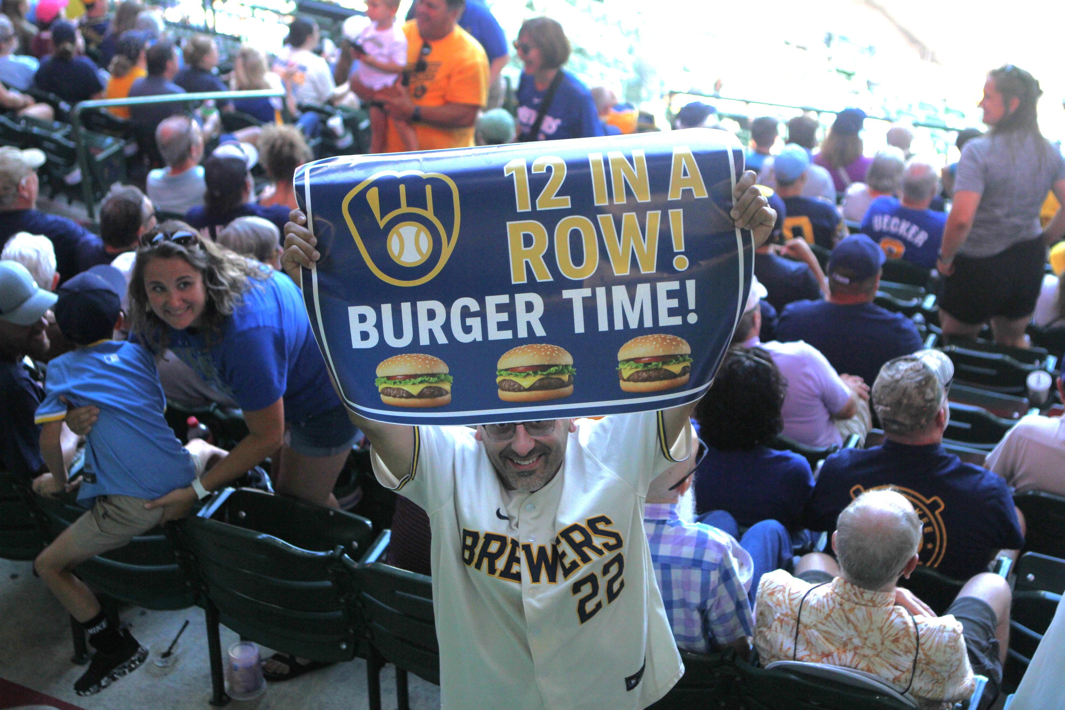 Brewers 12, Pirates 5: 12 straight wins means free George Webb for ...