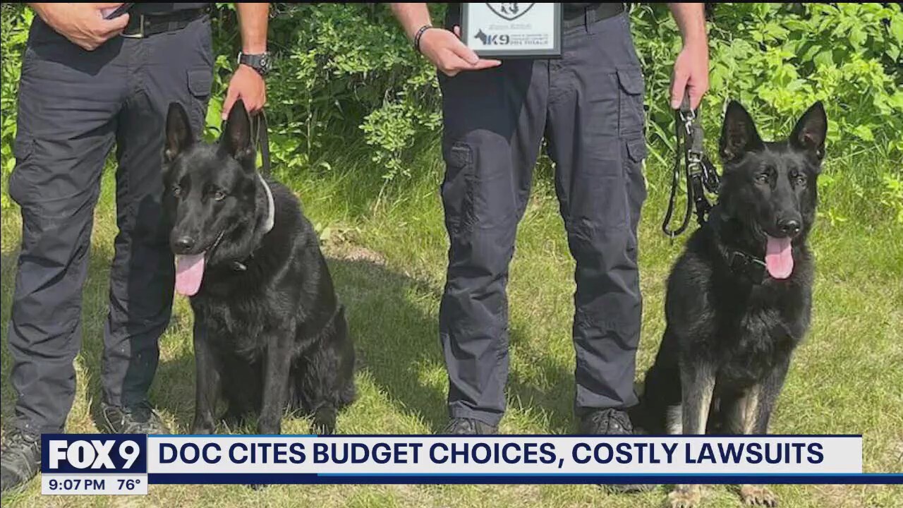 Minnesota prisons getting rid of most K-9 teams in ‘budget decision’