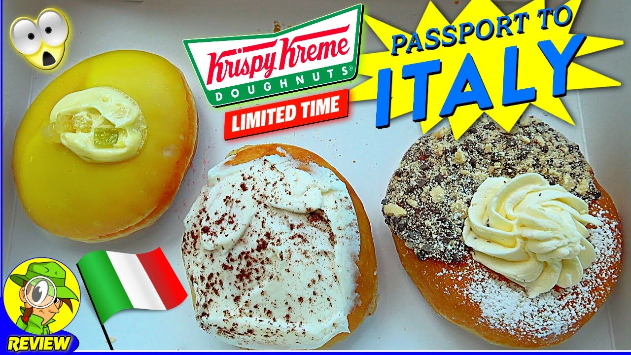 Krispy Kreme® Passport to Italy Doughnut Collection Review