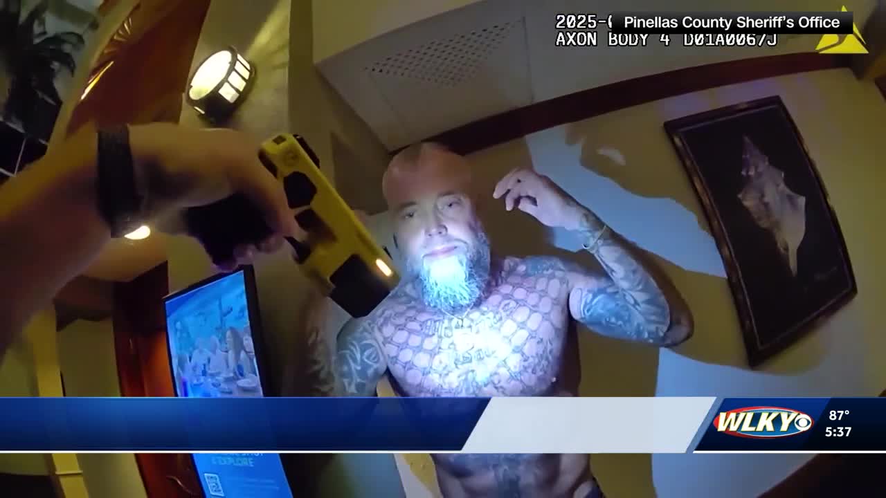 Body cam video shows Kentucky Powerball winner tased, tackled by police ...