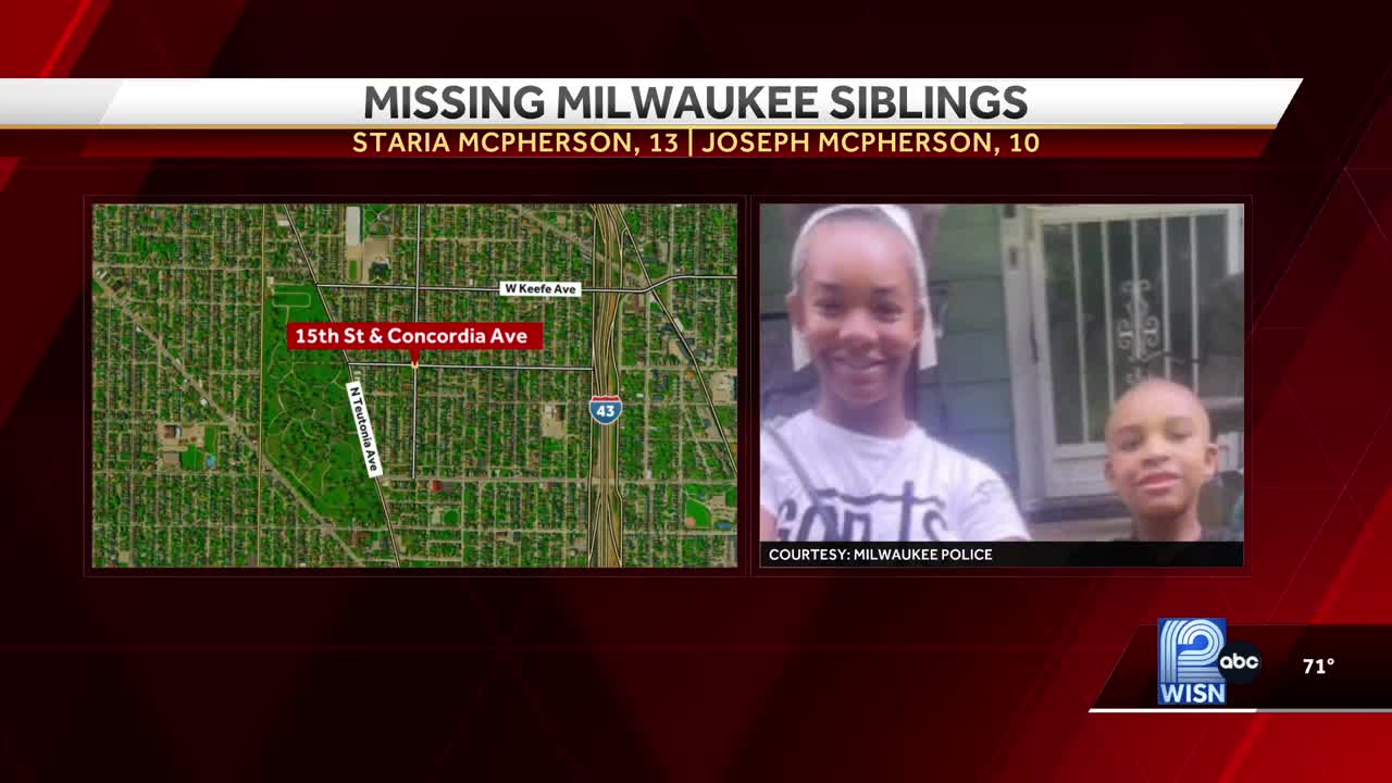 Milwaukee police seek help in search for missing siblings