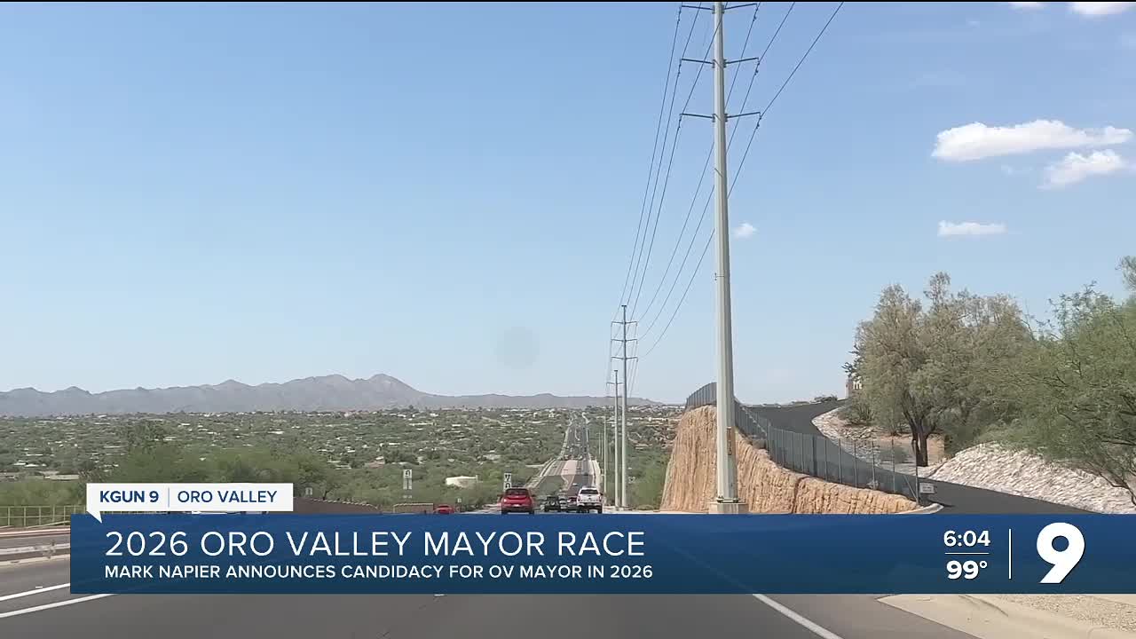Former Sheriff Mark Napier launches 2026 bid for Oro Valley mayor