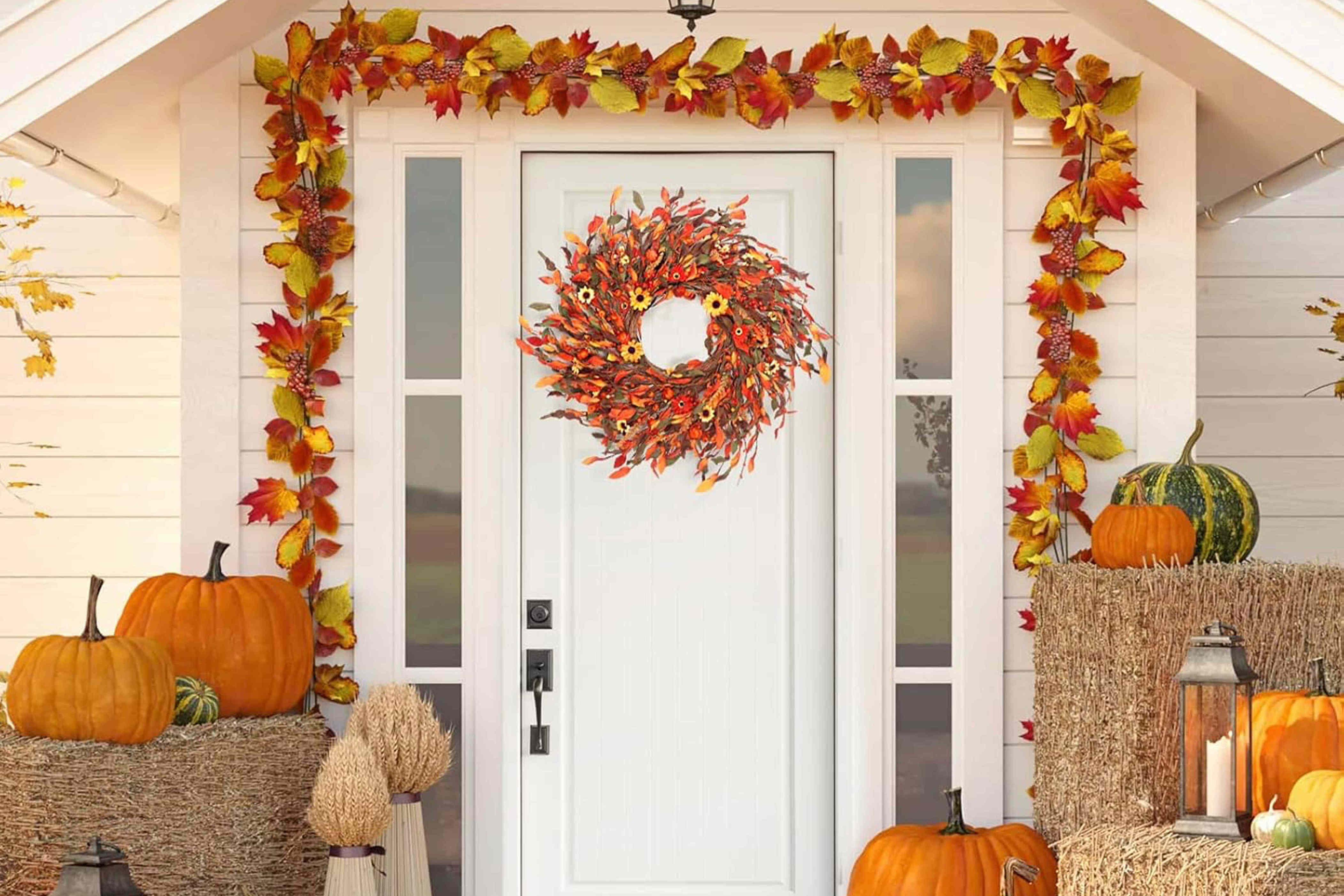14 Fall Wreaths We’re Already Adding to Our Carts—All Under $50 at Amazon