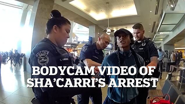Bodycam released of Sha'carri Richardson being arrested at airport
