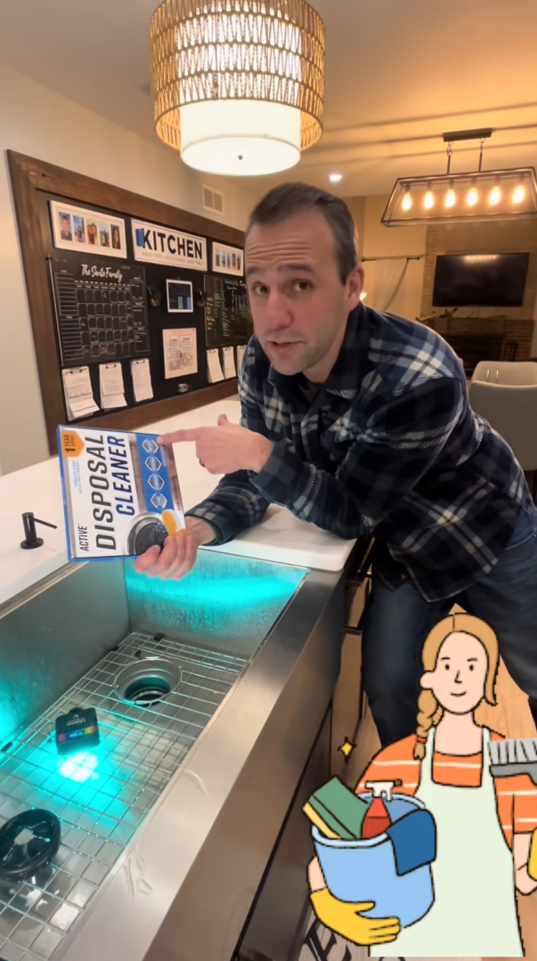 Easy Garbage Disposal Cleaning Hack