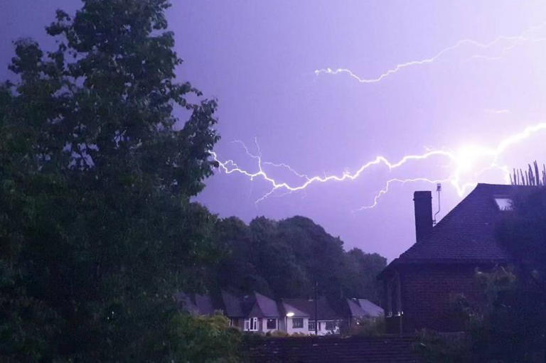 Thunderstorm warnings issued as Met Office urges Brits to prepare ...