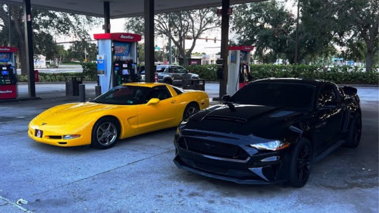 Corvette Owner Humbled After Challenging a Mustang GT