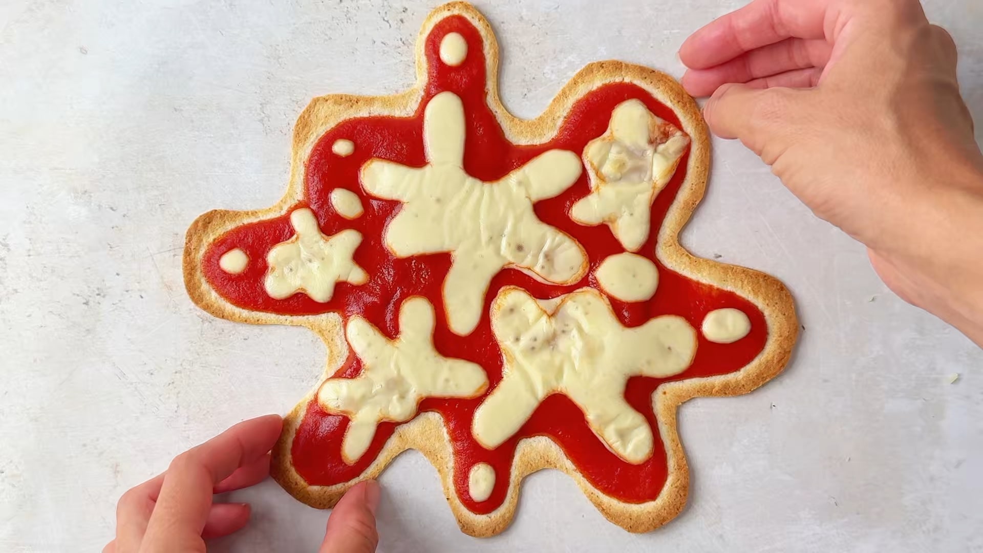 Splat Pizza, a fun twist on pizza night